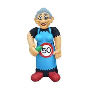 Opblaas pop Sarah Abraham | Topfeestverhuur Rotterdam